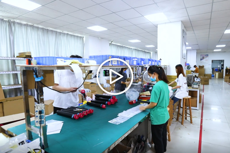 High standard production equipment and production process display ...