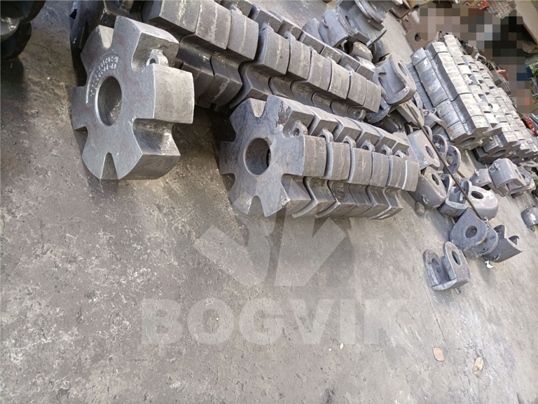 Scrap Metal Shredder Wear Parts-Bogvik Wear Material