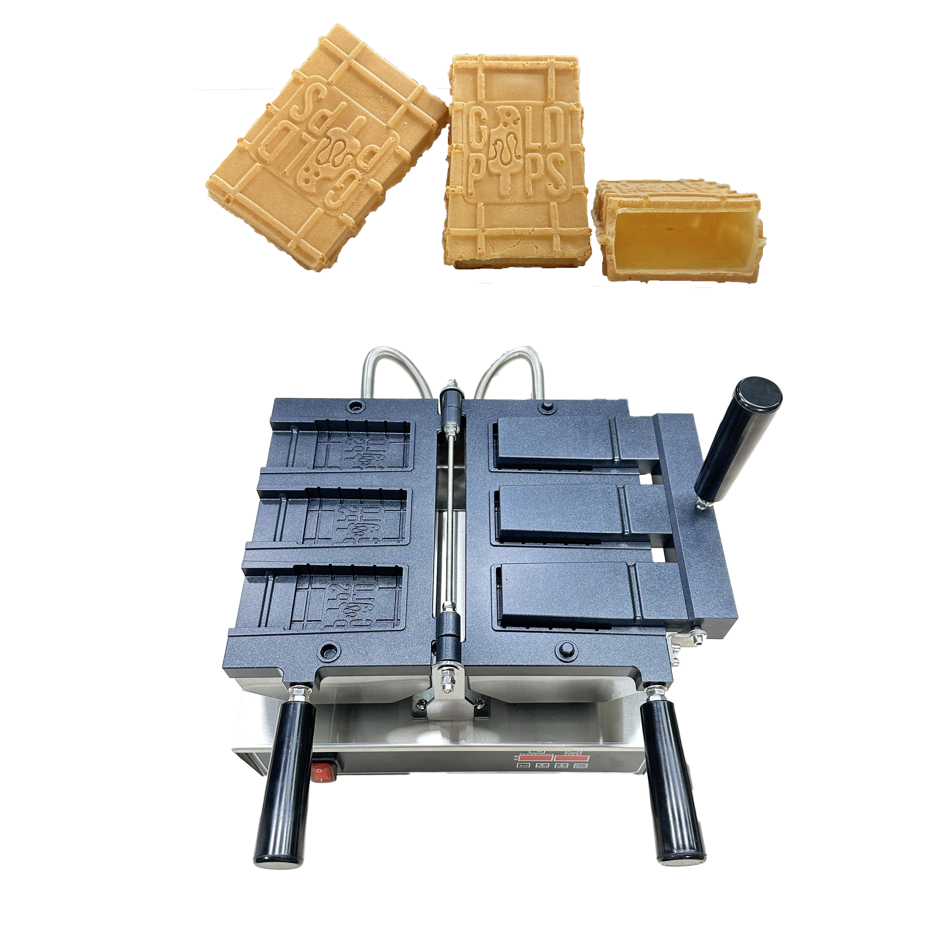 Custom Mold Plates for Commercial Use Popsicle Waffle Sleeve & Stick Maker