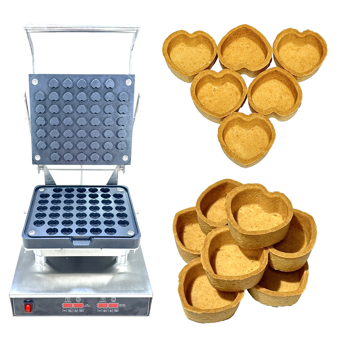 Commercial Mini Egg Pie & Fruit Tart Shell Maker: Custom Tart Mold ...