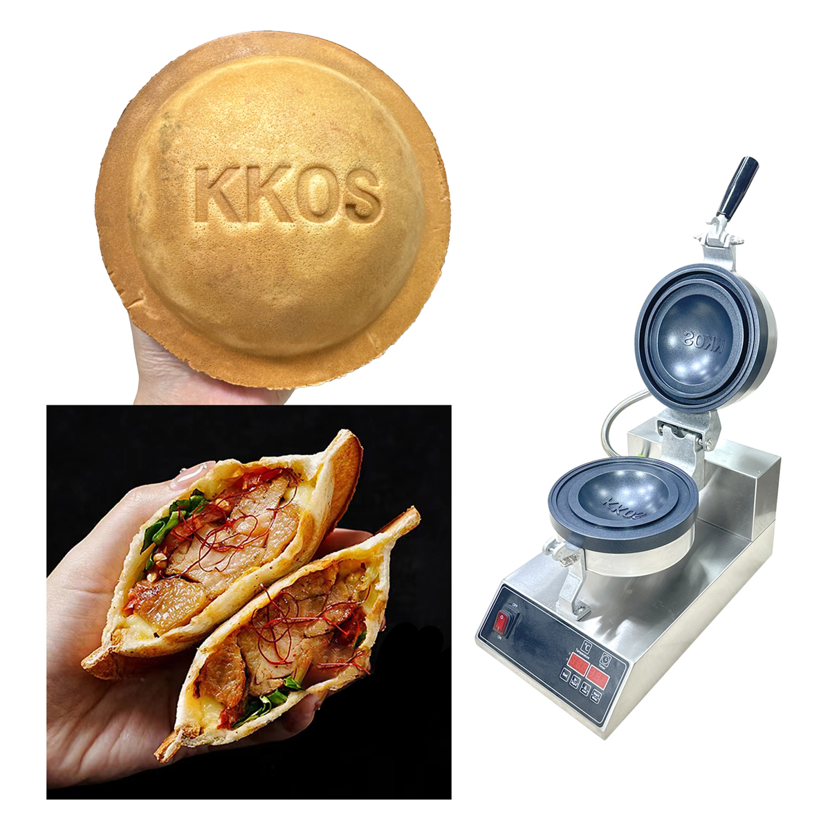 Custom Logo UFO Burger & Sandwich Press Machines for Small Business