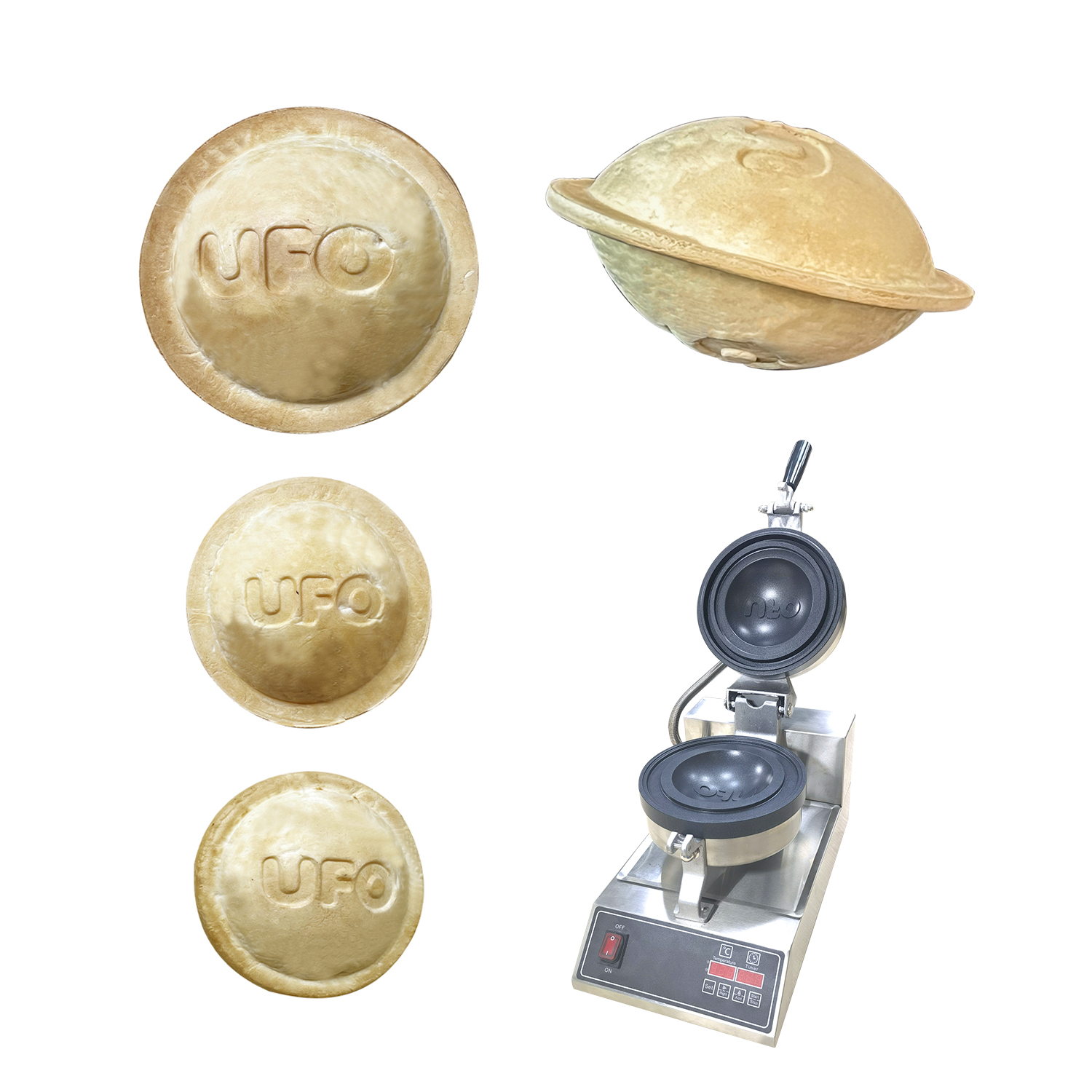 Electric Snack UFO Burger Maker Machine - Super Big Hamburger Sandwich ...