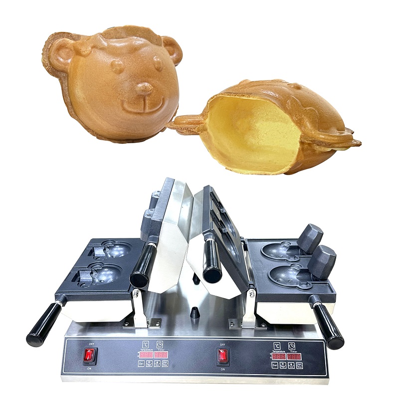 Commercial Professional Custom Electric Open Mouth Taiyaki Bear Shape ...