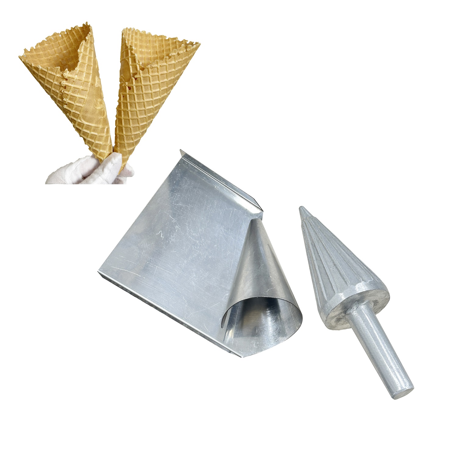 Big Aluminium Roller for Ice Cream Cone Making Machine | Ice Cream Cone ...