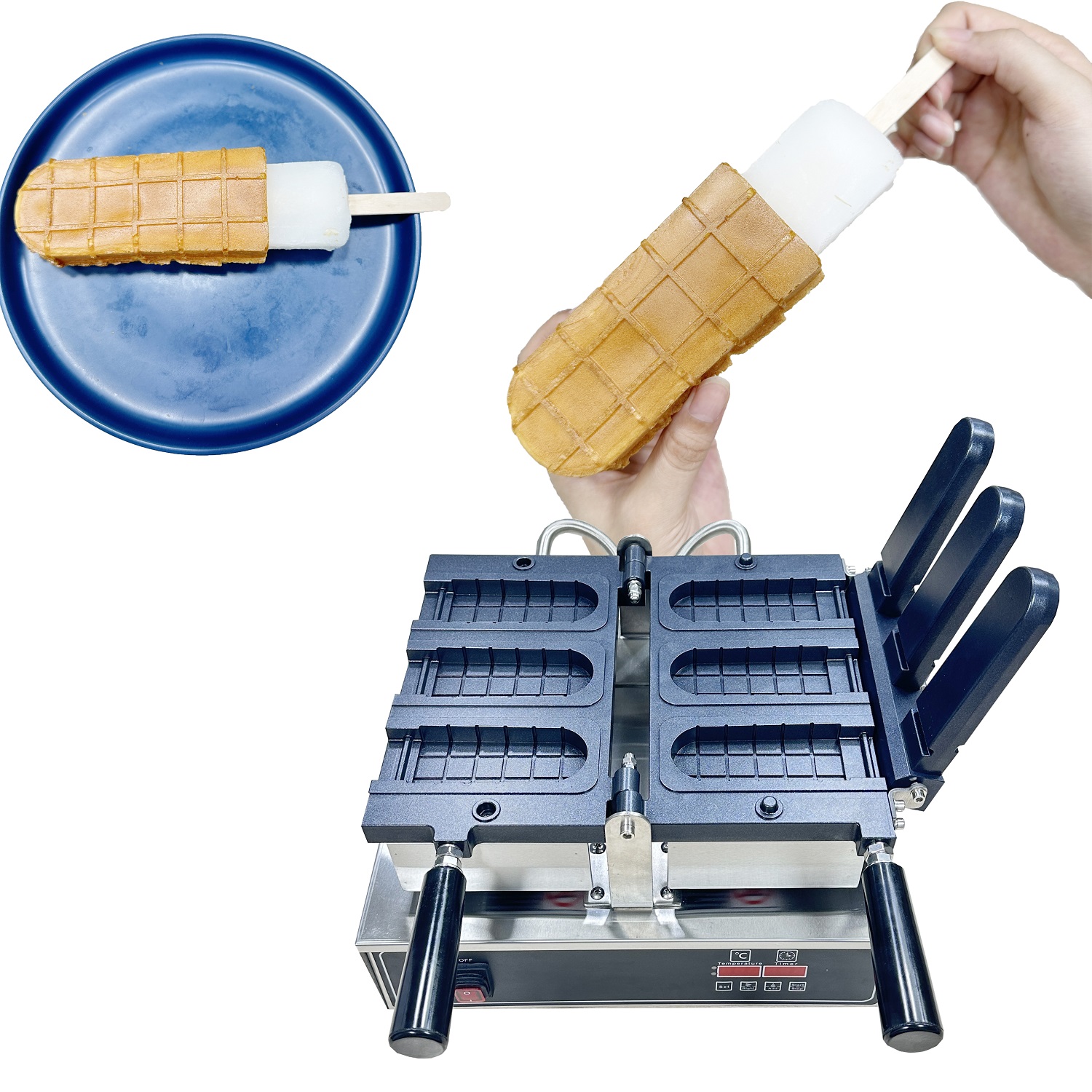 Industrial Custom Mold Waffle Popsicle Maker Insert - 110V/220V - Small ...