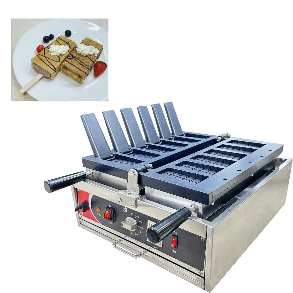 Custom Popsicle Waffle Sleeve Plates for Ice Cream Shop Machines ...