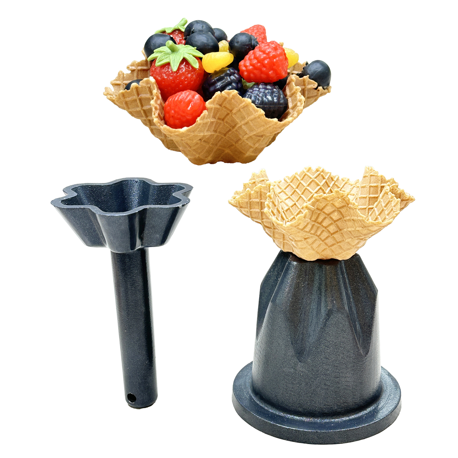 Ice Cream Bowl Mold: Non - stick Yogurt Waffle Bowls for Perfect Desserts