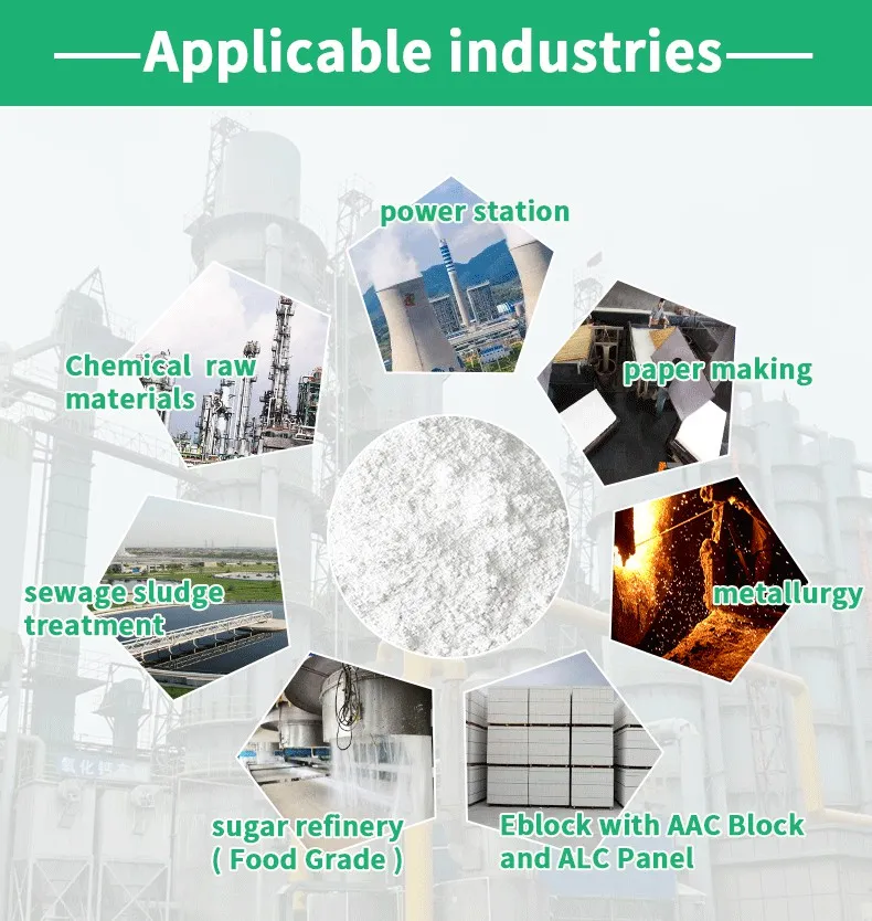 Calcium Oxide/Burnt Lime/Quicklime/CaO-Huitong
