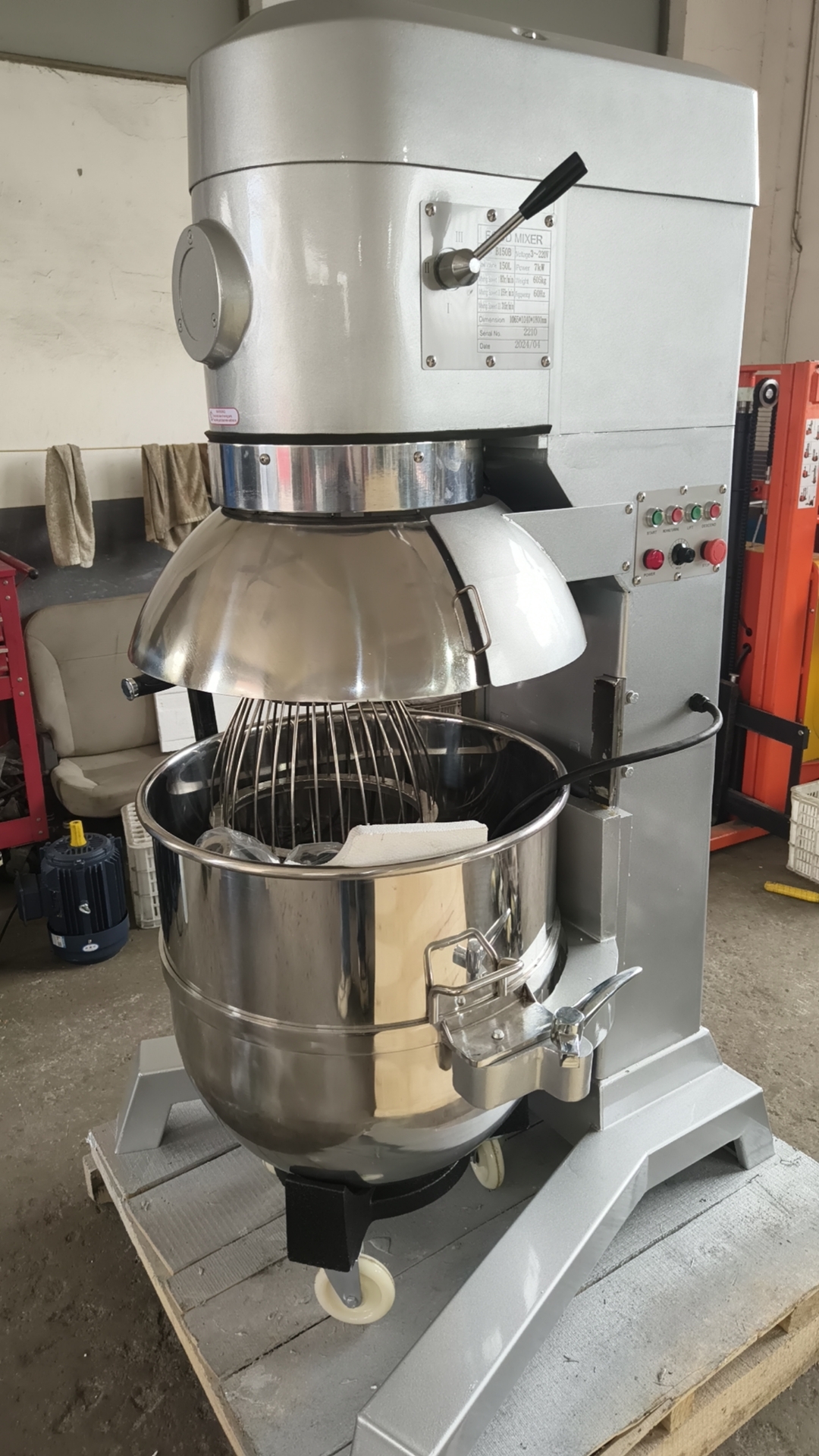 Big Capacity 100L / 150L 3 Speed Planetary Mixer 100 and 150 Liter ...