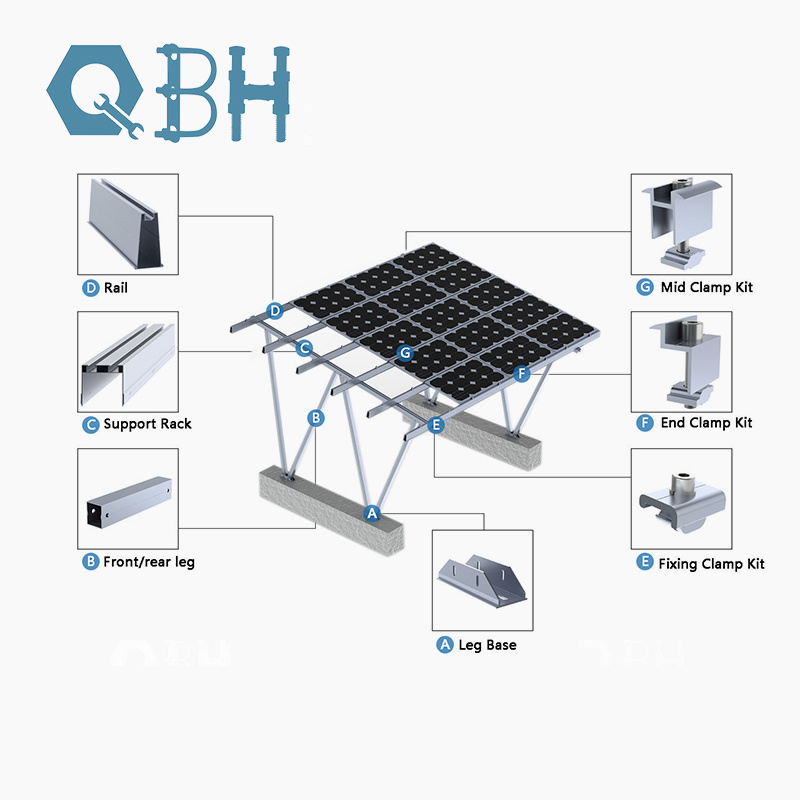 Solar Power Energy System Mounting Bracket | High-Strength Fasteners ...