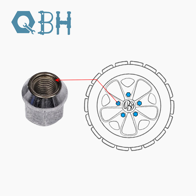High-Strength Stainless Steel Wheel Nuts Bolts Fasteners | QBH Fasteners