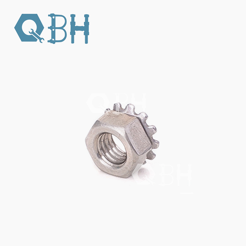 Stainless Steel Hex K-Nut Special Serrated Nut | High-Strength ...