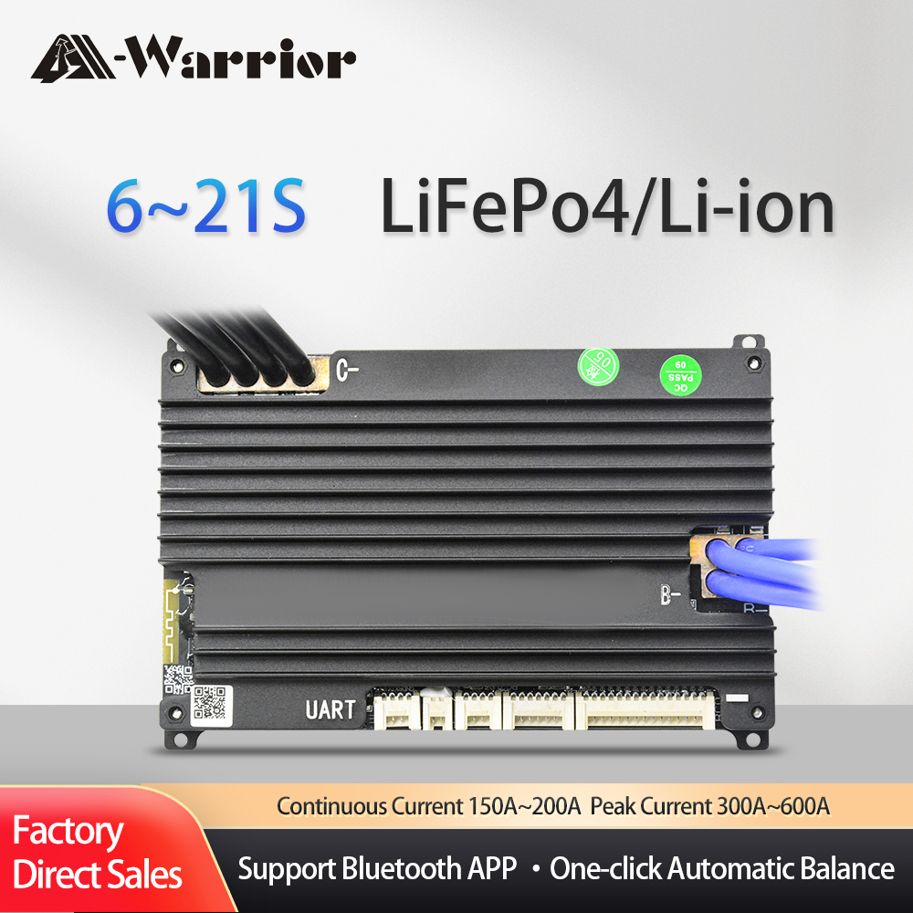 A-Warrior BMS high quality smart bms 7s 24V 150A with wireless ...