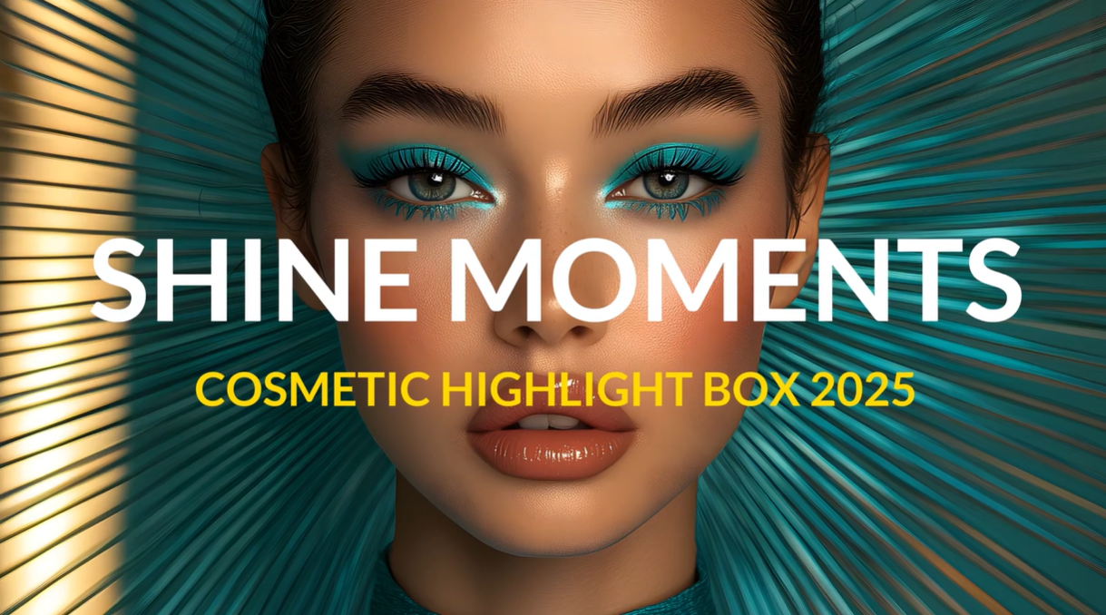 The Shine Moments from the Cosmetic Highlight Box 2025-KUNCAI