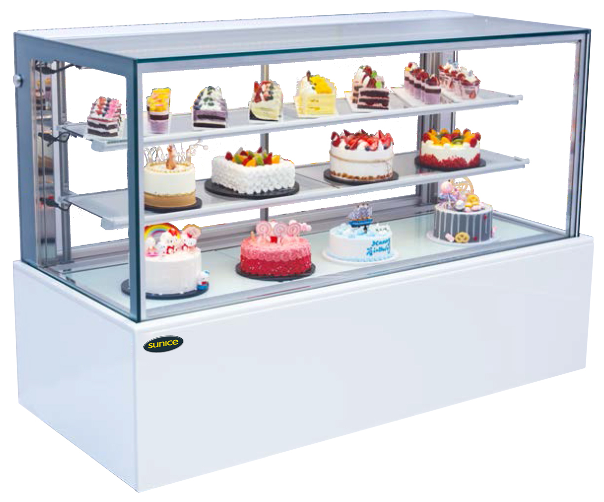 Bakery Cake Refrigerator Cabinet Display Case Countertop Fridge Cooler ...