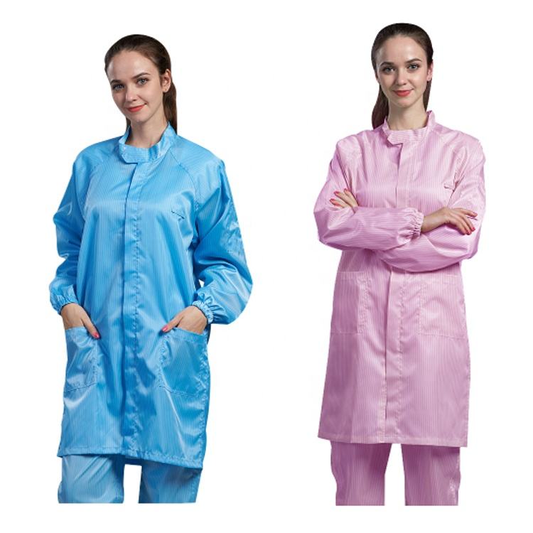 Clean room uniform sterile esd gown anti-static smock-Shanghai Hanyang ...