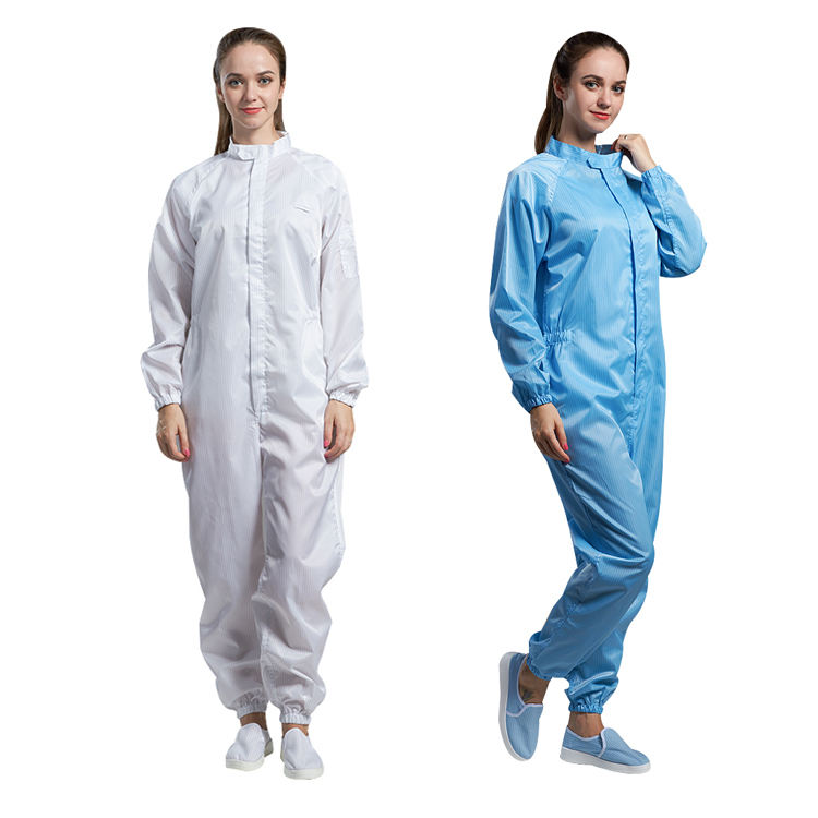 Clean Workshop Uniform Dust-free Antistatic Clothing Cleanroom Esd ...