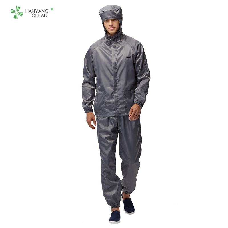 Clean room garment esd clothing coat uniforms anti static hooded work ...