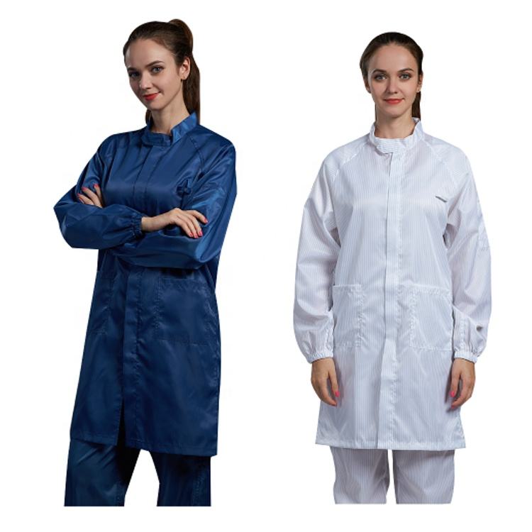 Cleanroom sterile uniform esd gown anti-static blouse-Shanghai Hanyang ...