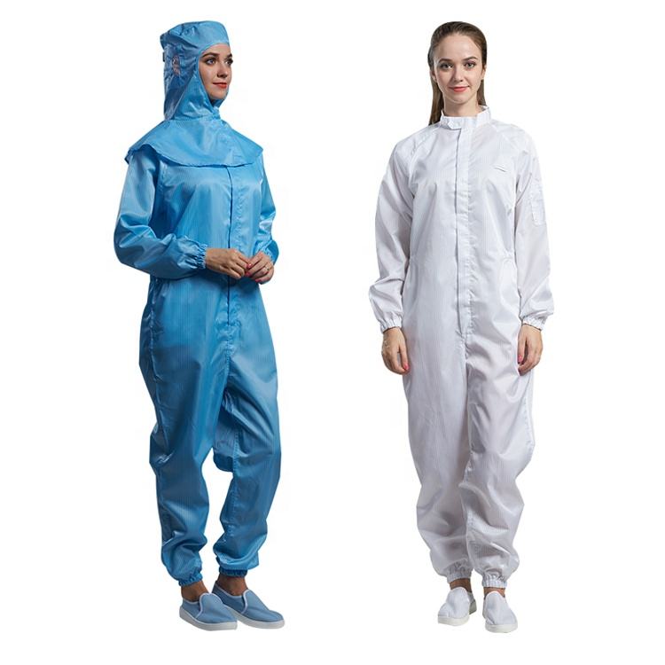 Cleanroom esd overalls antistatic work clothes-Shanghai Hanyang Clean ...