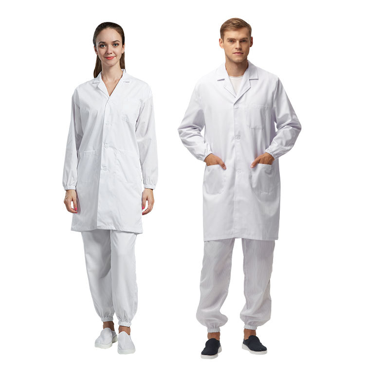 Customizable Lab Coat Logo Long Sleeve Pharmacy Uniform Wholesale ...