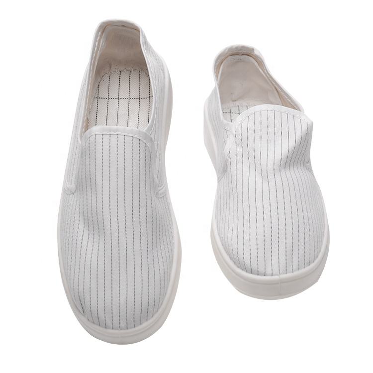 Laboratory Reusable White Outsole Pvc Antistatic Dustproof Shoes ...