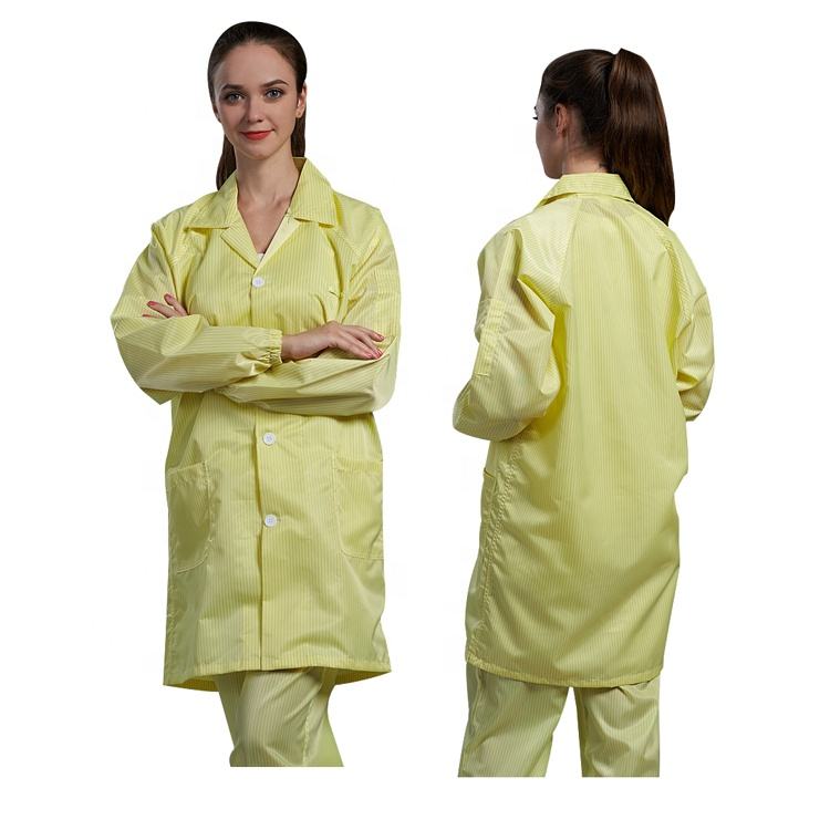 Autoclavable Cleanroom garment antistatic gown esd smock-Shanghai ...
