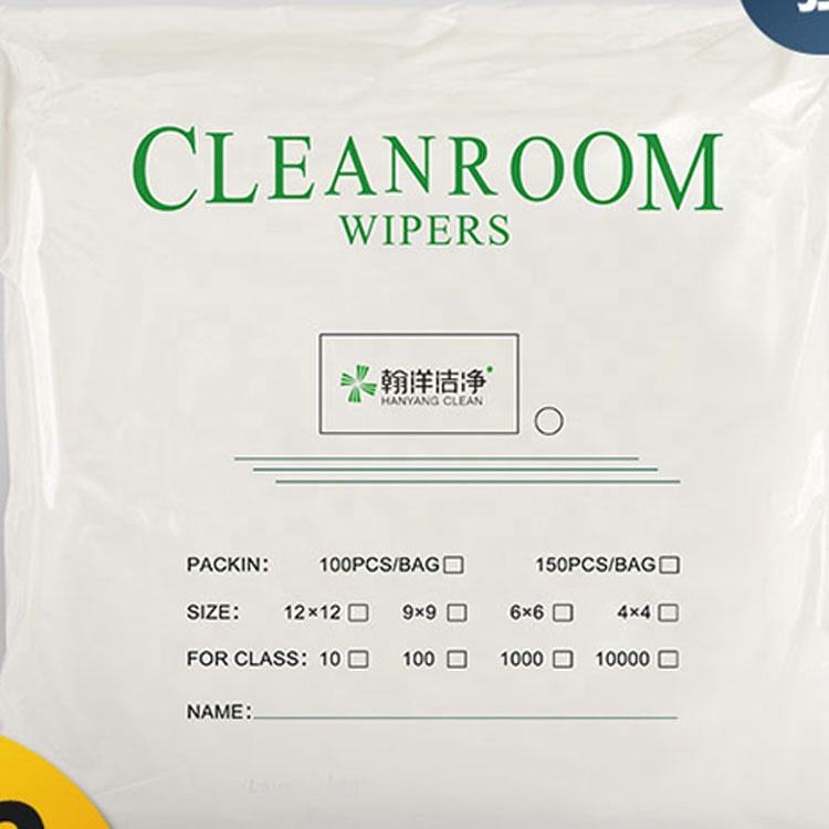 Cleanroom lint free microfiber clean wipers dust -free wipes cleaning ...