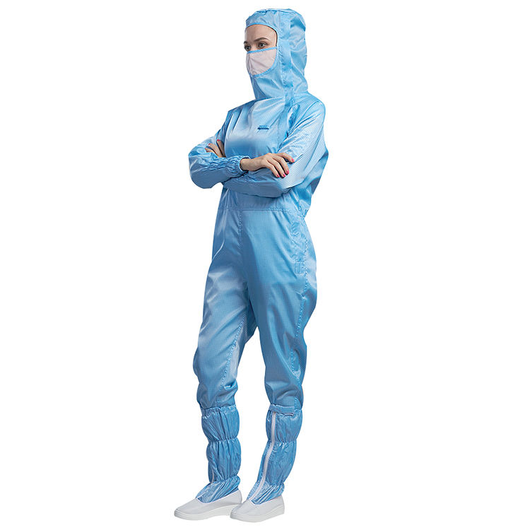 Reusable Dust-free Garment Esd Jumpsuit Cleanroom Antistatic Coverall ...