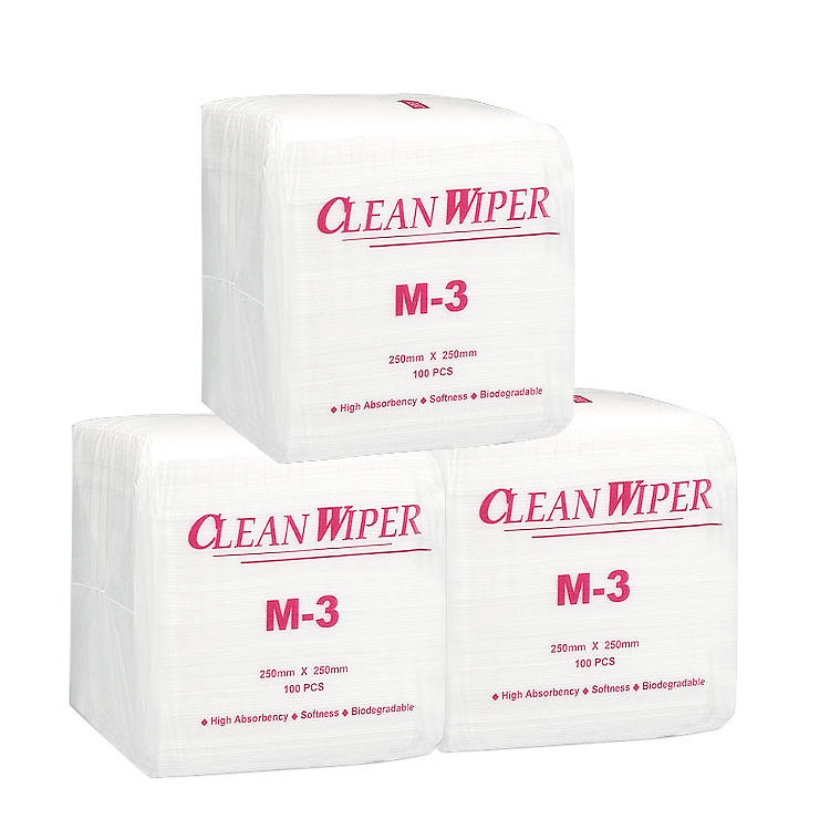Disposable Lint Free Industrial Non-woven Wipes Cloth For Clean Room ...