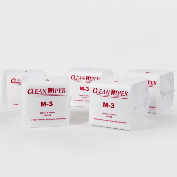 Industrial 250x250 mm Non Woven Nonwoven M-3 Lint Free m3 Cleanroom ...