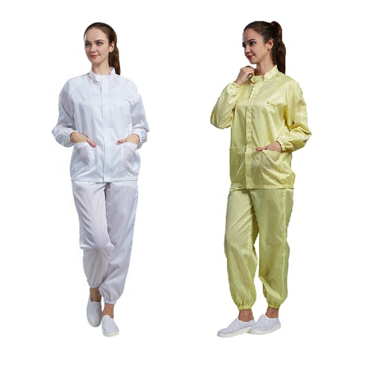 Cleanroom washable clothes antistatic esd lab coats-Shanghai Hanyang ...
