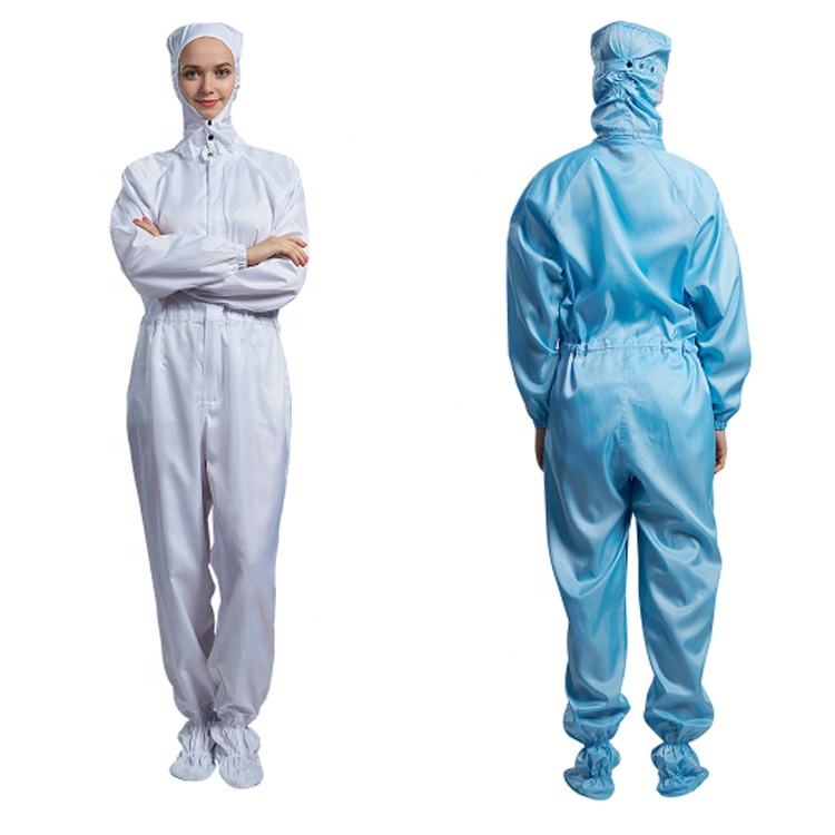 Clean room hooded anti static esd clothing-Shanghai Hanyang Clean ...