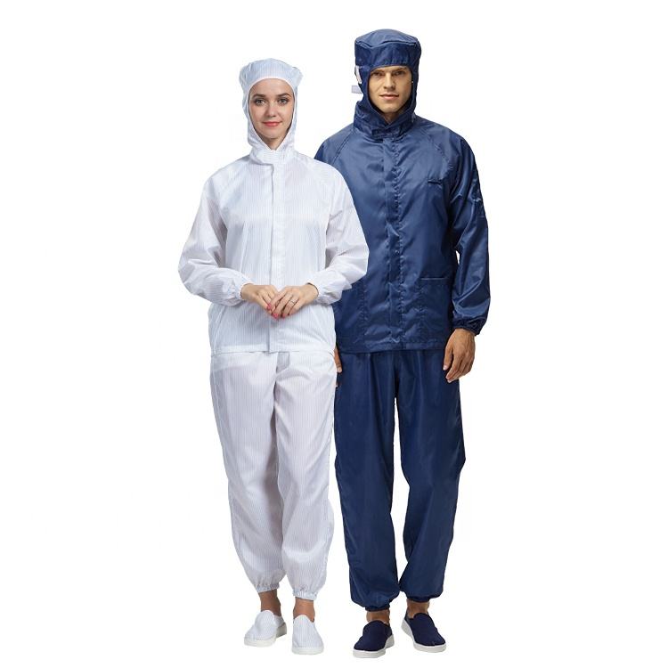 Unisex Work Safety Dustproof Uniform Esd Coat Antistatic Clothing ...
