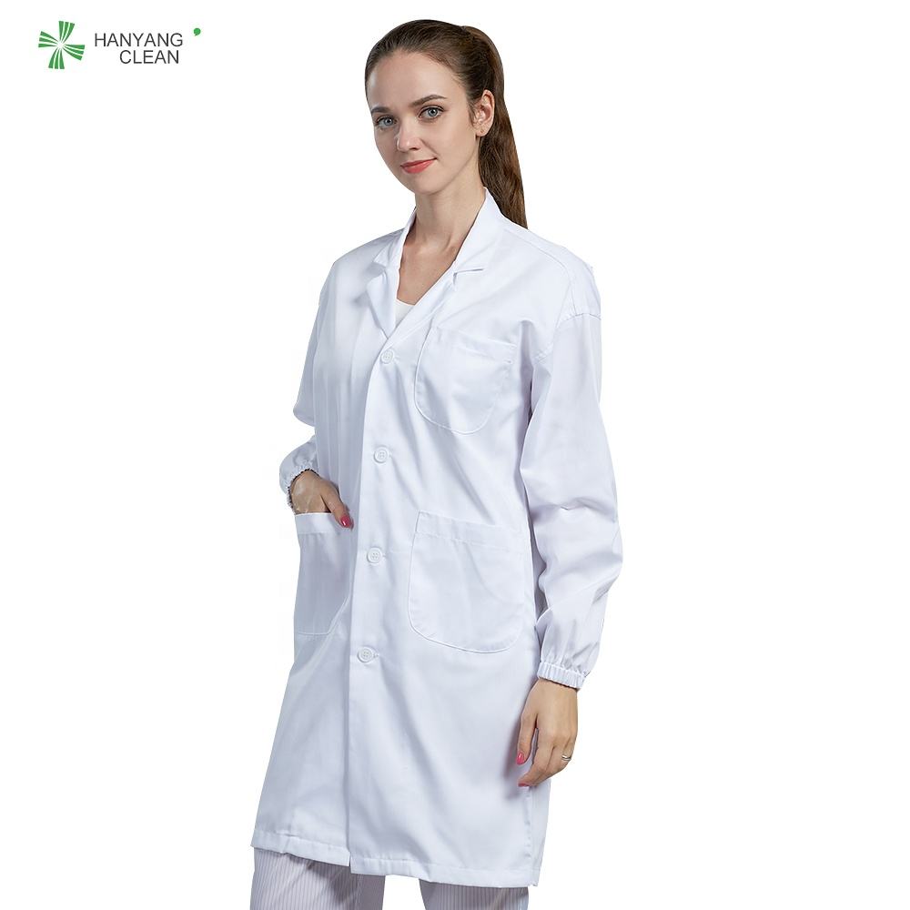 Hospitals doctor smock white gown-Shanghai Hanyang Clean Technology