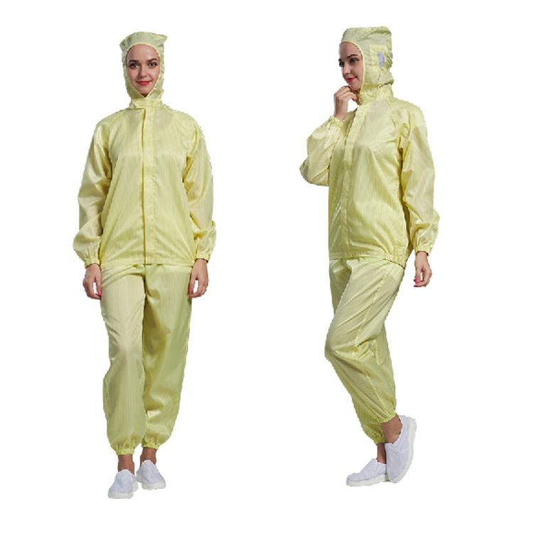 Antistatic suit esd cleanroom garments-Shanghai Hanyang Clean Technology