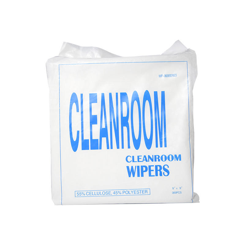 1000 Class 6x6 inch touch screen clean polyester wipe cleanroom wipers ...