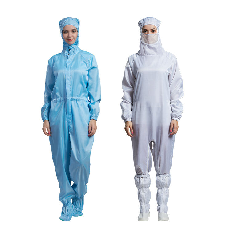 Wholesale Dustproof Custom Cleanroom Work Overall Unisex Polyester ...
