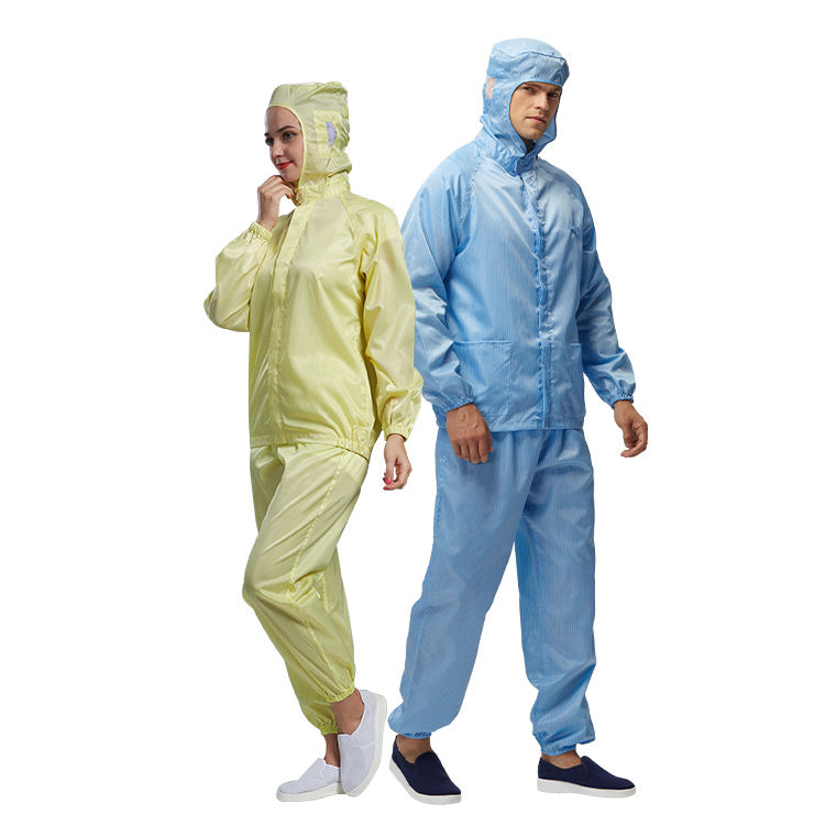 Unisex Work Dustproof Uniform Esd Coat Antistatic Clothing Cleanroom ...