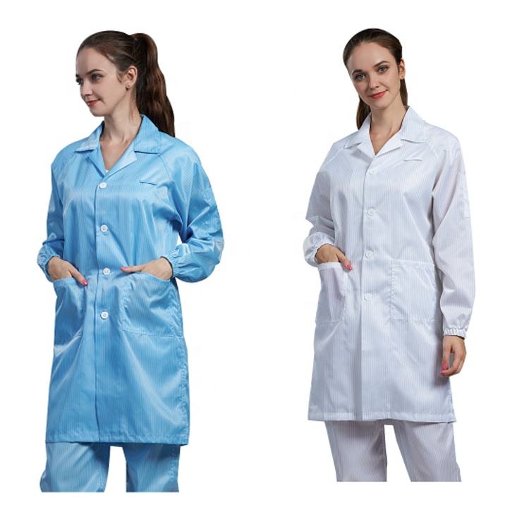 Bata de laboratorio estéril quirúrgica antiestática para sala limpia ...