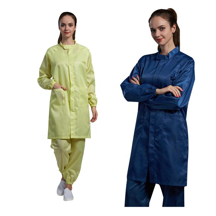 Autoclavable workshop coat clean room garment anti static clothes esd ...