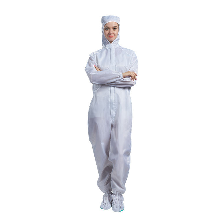Dust-free Antistatic Clothing Esd Coverall Class 100 Cleanroom Working ...