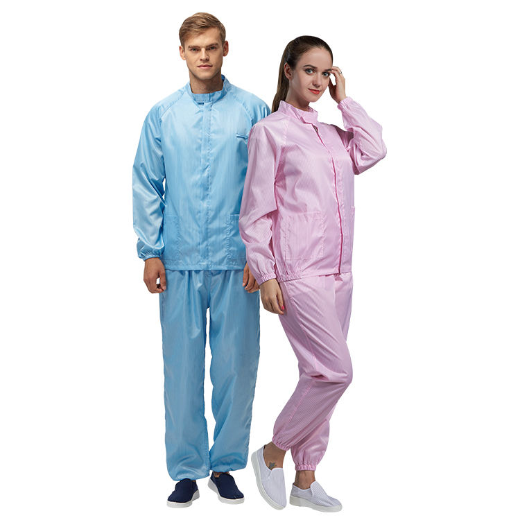 Customizable Cleanroom Work Uniform Safety Workwear Antistatic Esd Coat ...