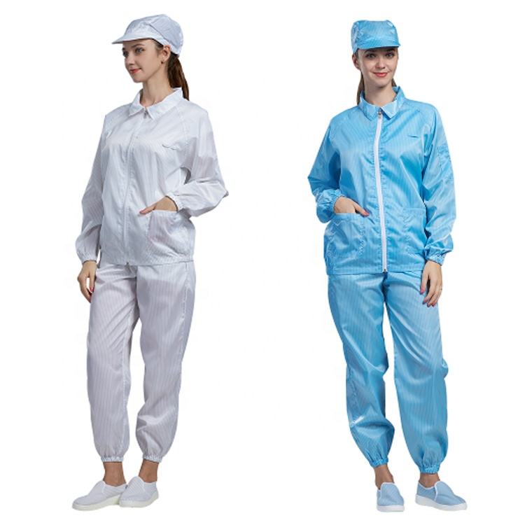 Cleanroom esd jumpsuit anti-static workwear-Shanghai Hanyang Clean ...