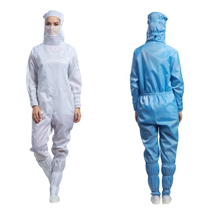 Reusable and washable cleanroom esd garment antistatic suit-Shanghai ...
