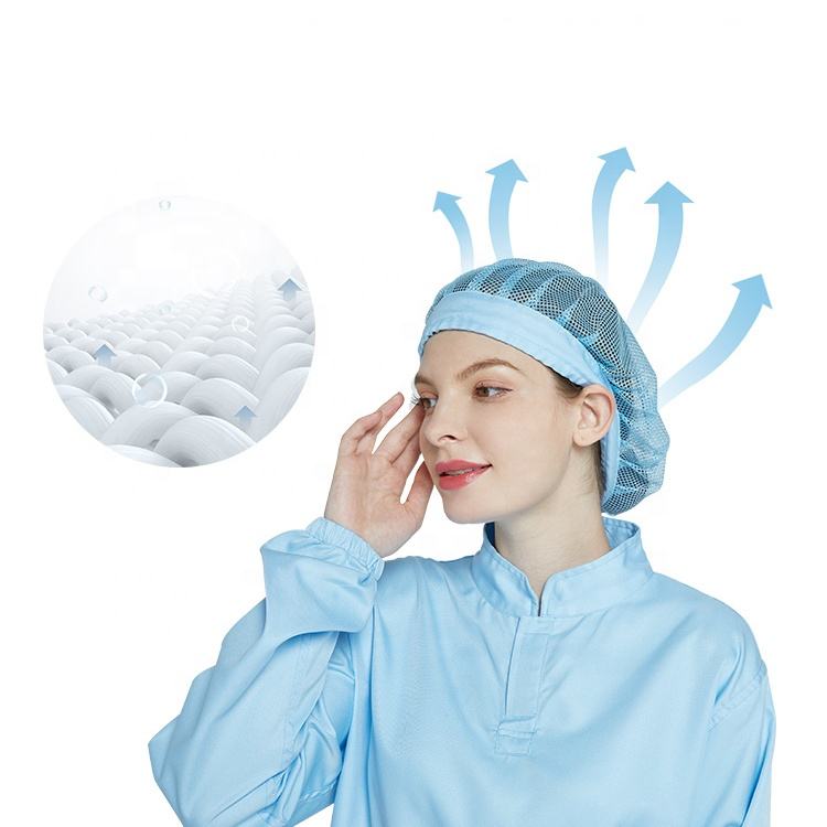 Unisex mesh round caps hat for food processing factory-Shanghai Hanyang ...