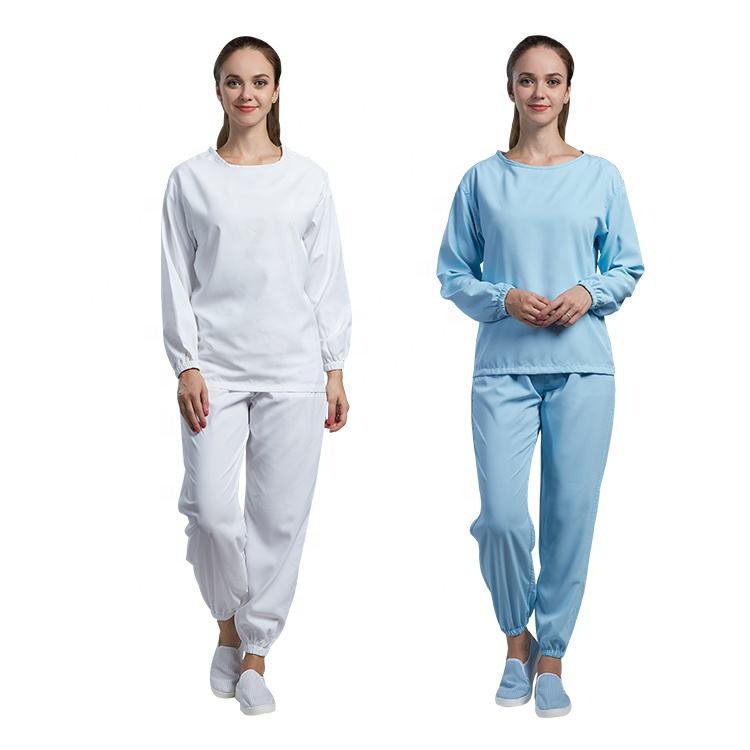 Breathable Soft Skin-friendly Antistatic Clean Workshop Clothing ...
