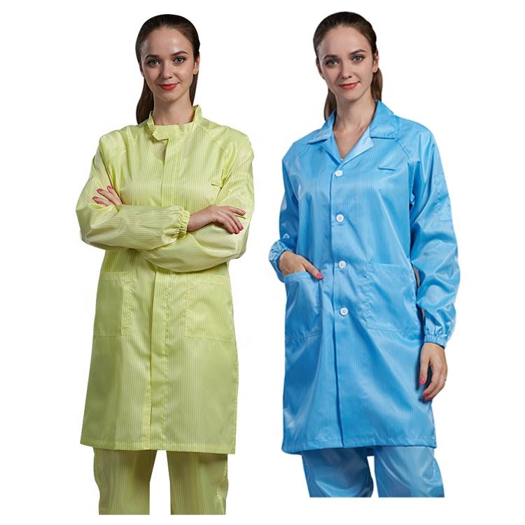 Anti-static Gown esd robe Cleanroom Clothes esd smock-Shanghai Hanyang ...