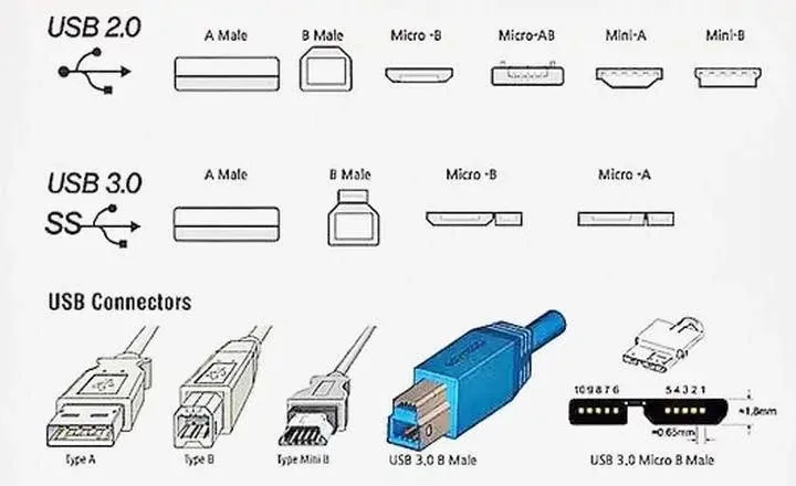 Discover The USB Connectors: Type-A To Type-c USB 4.0