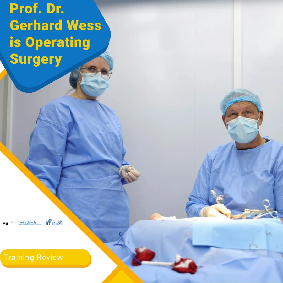 Prof. Wess Gerhard and His Team Visit HongYu for V-Clamp Surgery Training